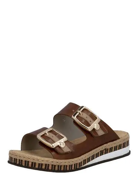 RIEKER Regina Slide Sandal - Iceberg/beige