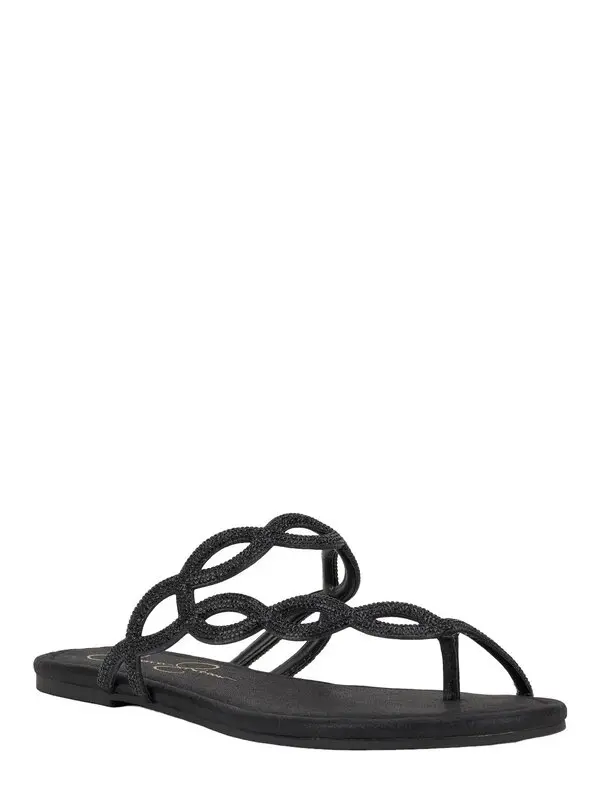 Jessica Simpson Aloni Slide Sandal - Black