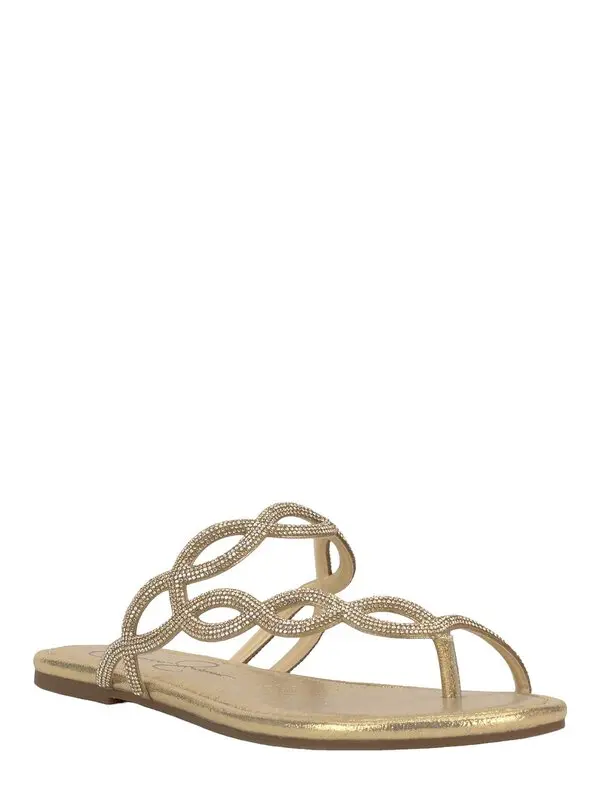 Jessica Simpson Aloni Slide Sandal - Gold