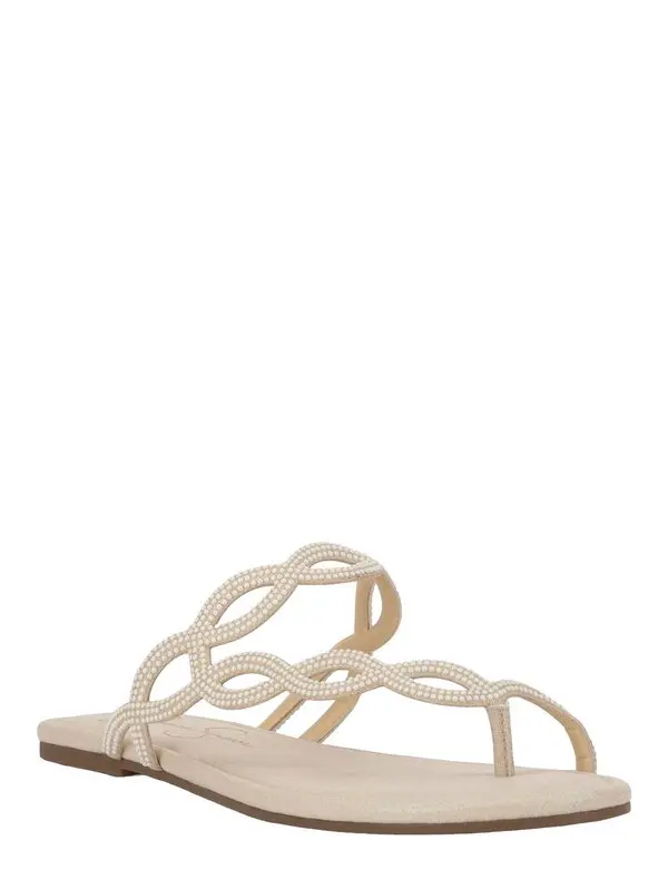 Jessica Simpson Aloni Slide Sandal - Soft Ivory