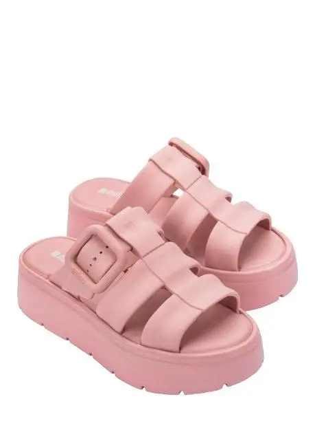 Melissa Platform Buckle Strap Sandals - Pink