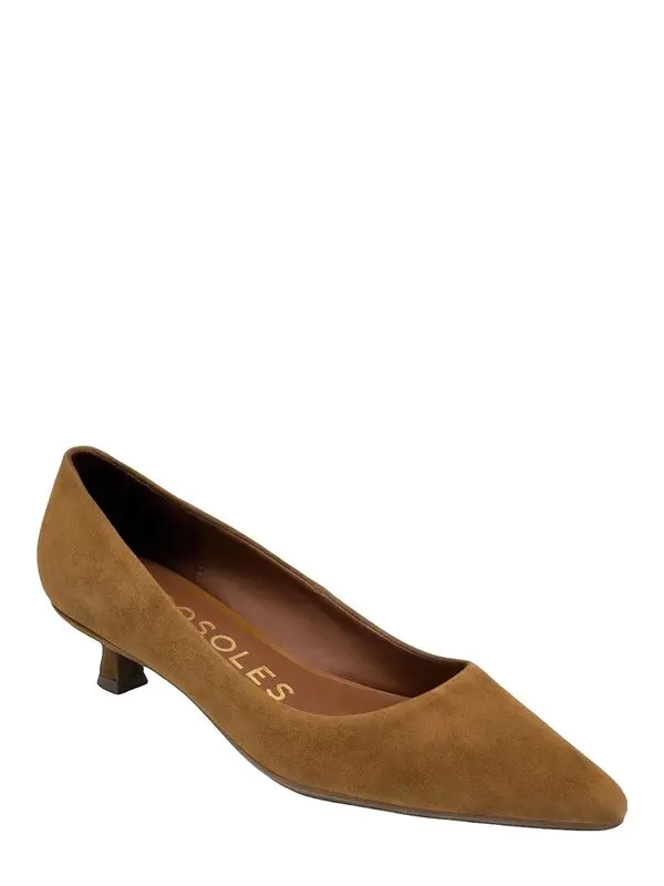 Aerosoles Rana Kitten Heel Pump - Tobacco