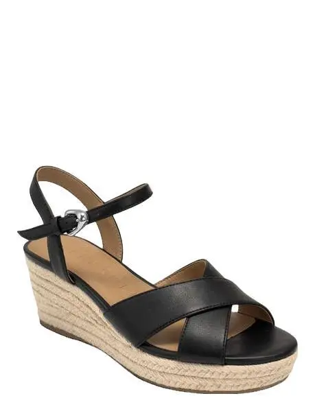 Aerosoles Casarina Platform Wedge Sandal - Black