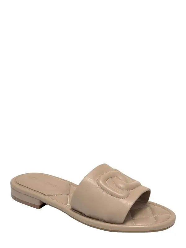 Aerosoles Jilda Slide Sandal - Dune Faux Soft Nappa