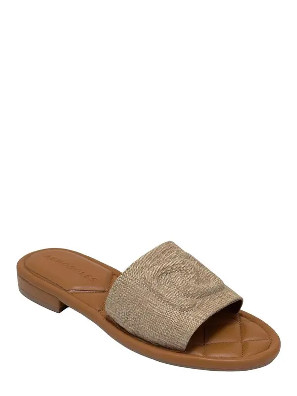 Aerosoles Jilda Slide Sandal - Natural Linen