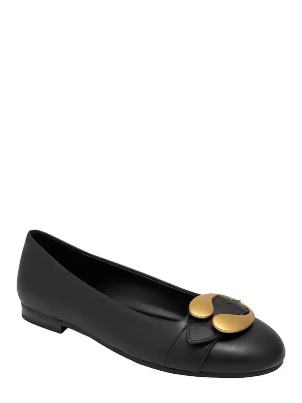 Aerosoles Paradise Buckle Flat - Black
