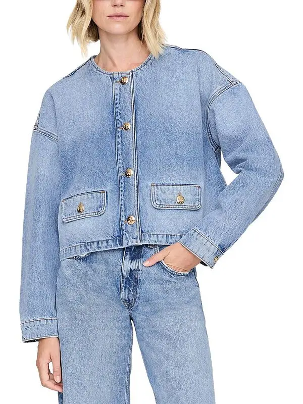 ANINE BING Blanche Jacket - Washed Blue