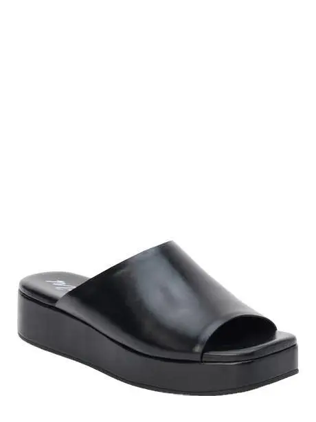 Matisse Lido Platform Wedge Slide Sandal - Black