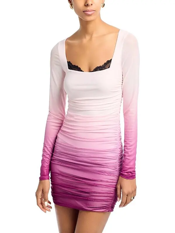 AFRM Maygel Mini Dress - Mauve Ombre