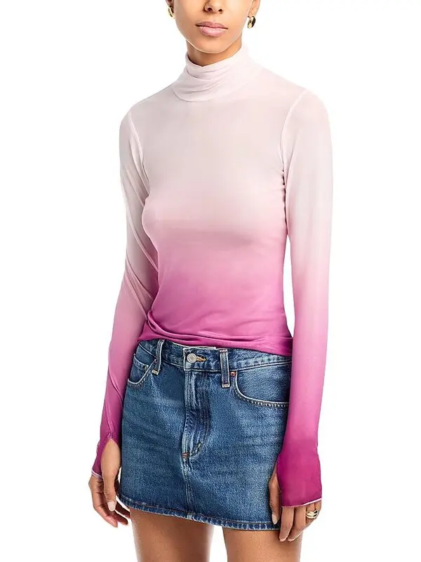 AFRM Zadie Top - Mauve Ombre