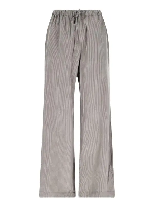 RÓHE Striped Trousers - Gray