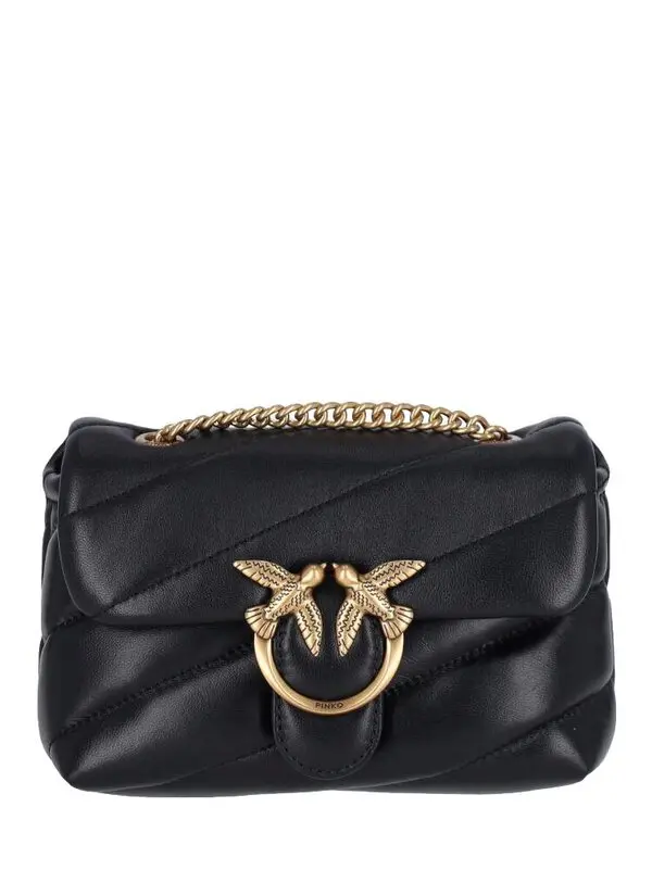 Pinko Baby Love Puff Mini Bag - Black