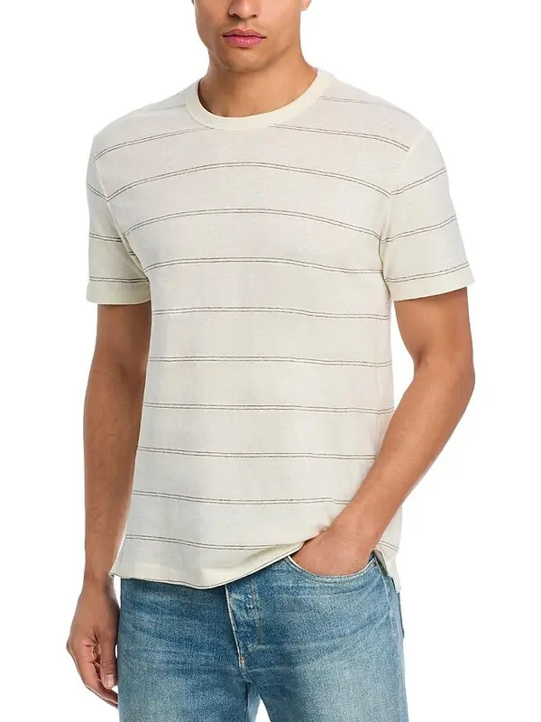 Rag & Bone Stripe Classic T-shirt - White