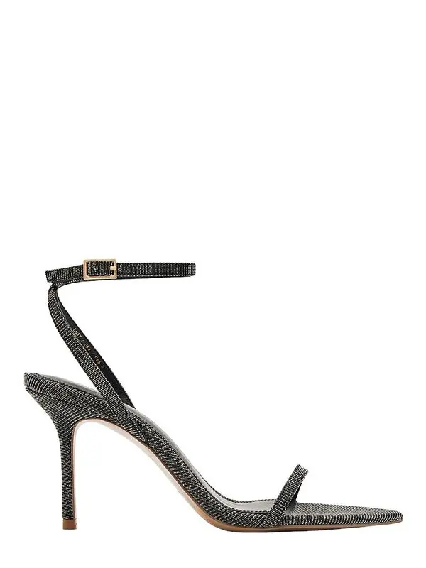REISS Charlotte Strappy High Heel Sandals - Bronze