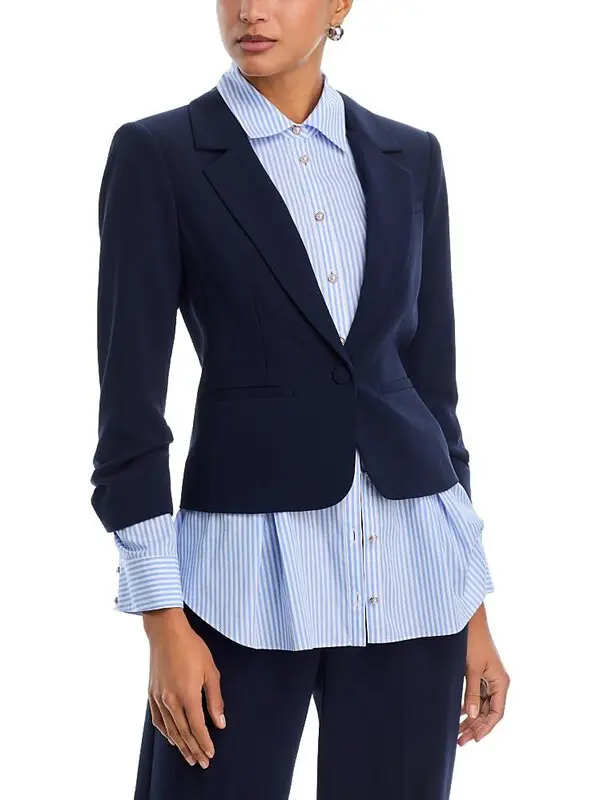 Cinq À Sept Aron Blazer - Navy/blue Stripe