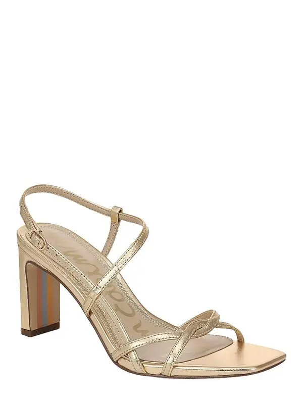 Sam Edelman Elissa Strappy Sandals - Amber Gold