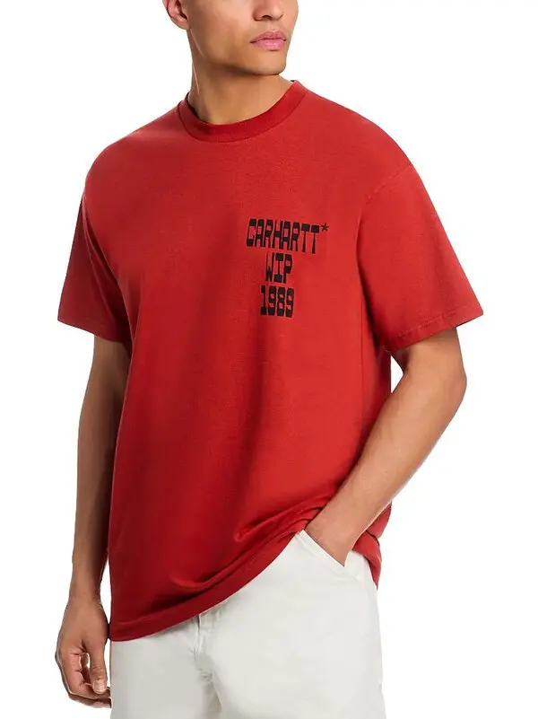 Carhartt Work In Progress 1989 Logo Graphic T-shirt - Oxide Red
