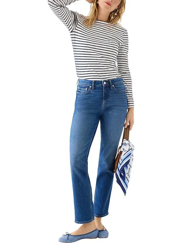 Vineyard Vines Boat Neck Tee - Bay Stripe