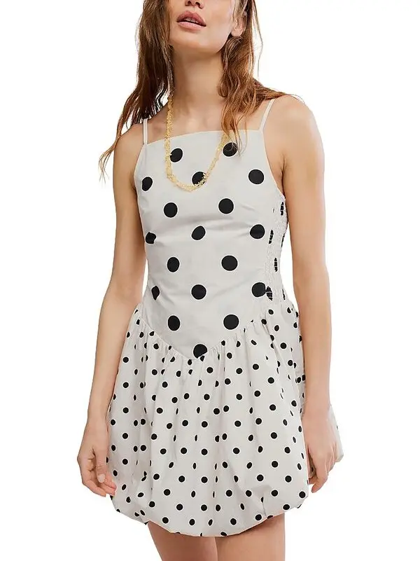 Free People Misty Mini Dress - Tea Combo