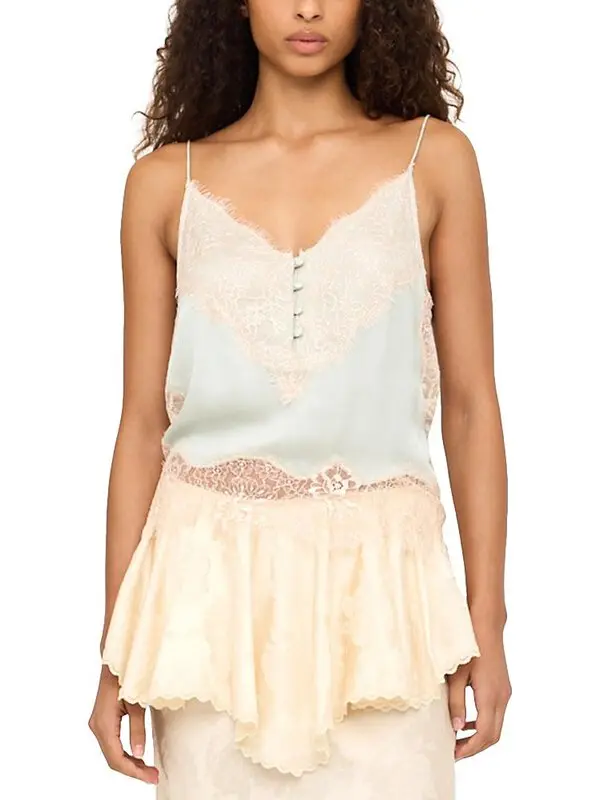 Ronny Kobo Suraiya Sleeveless Camisole - Sage