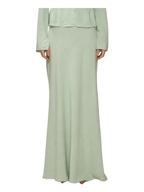 DASKA Lina Maxi Skirt - Sage