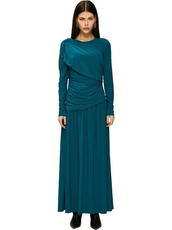 DASKA Alya Maxi Dress - Teal