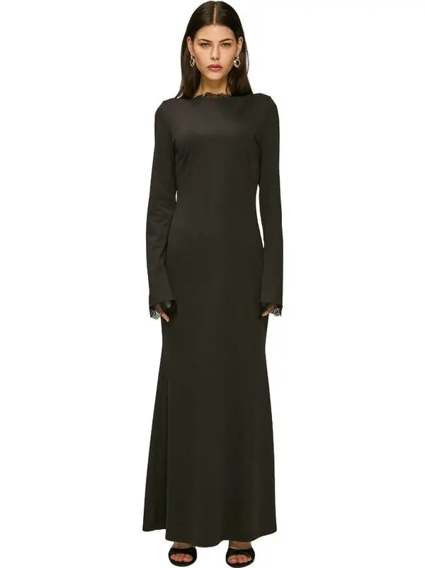 DASKA Maryam Maxi Dress - Black