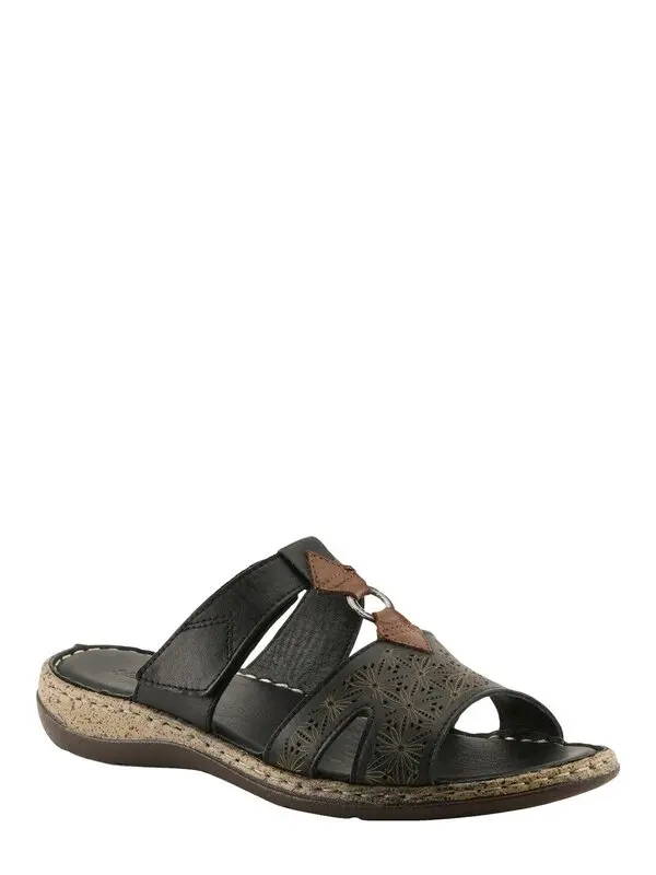 SPRING STEP SHOES Virelle Slide Sandal - Black