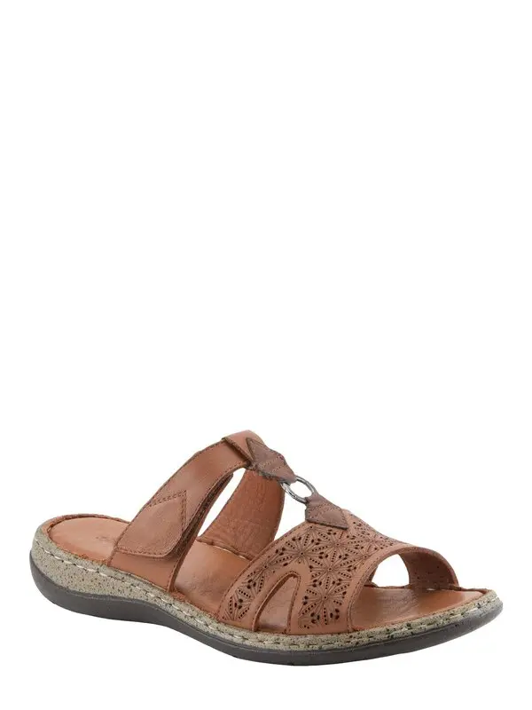 SPRING STEP SHOES Virelle Slide Sandal - Camel