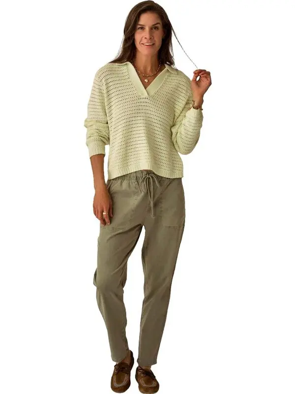 Carve Designs Zoe Twill Pant - Fatigue