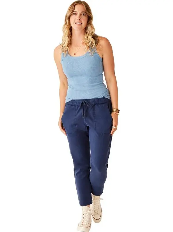 Carve Designs Zoe Twill Pant - Navy