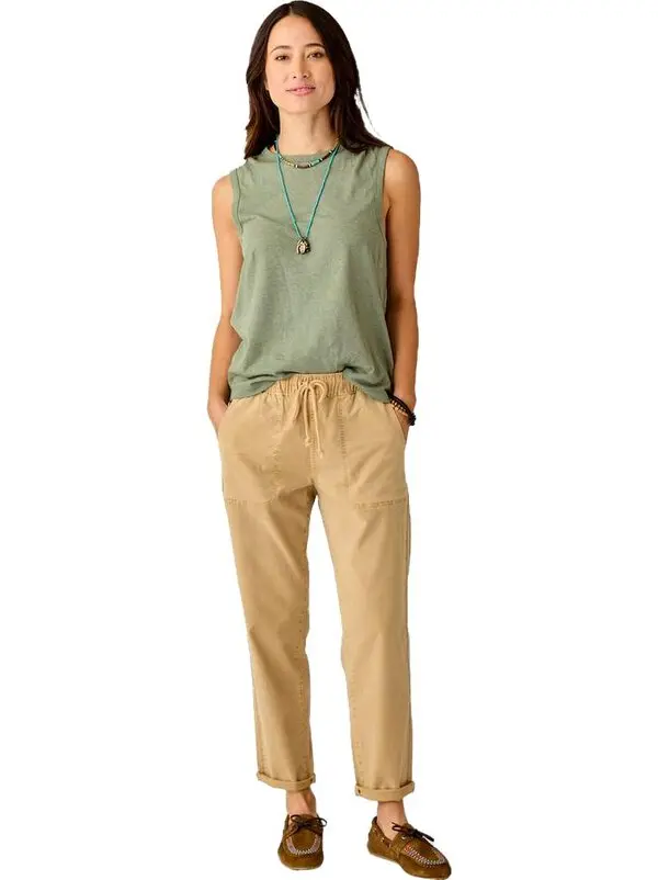 Carve Designs Zoe Twill Pant - Sand