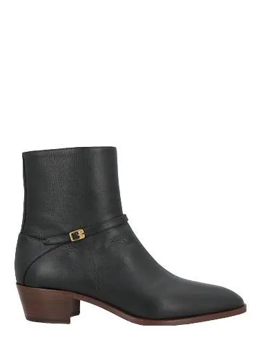 Valentino Garavani Leather Ankle Boots - Black
