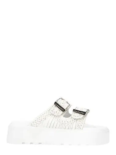 Casadei Sandals In Synthetic Material - White