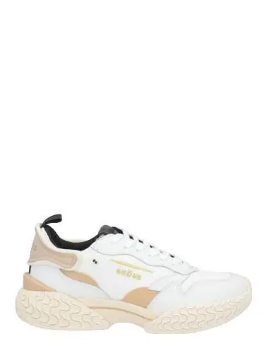 GHOUD VENICE Leather And Textile Sneakers - White