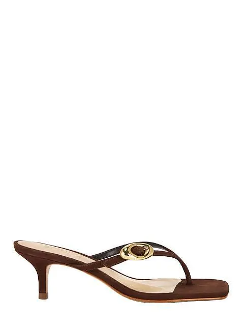 Schutz Miriam Sandal - Chestnut Brown