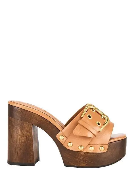 Schutz Irie Platform Sandal - Earth Clay