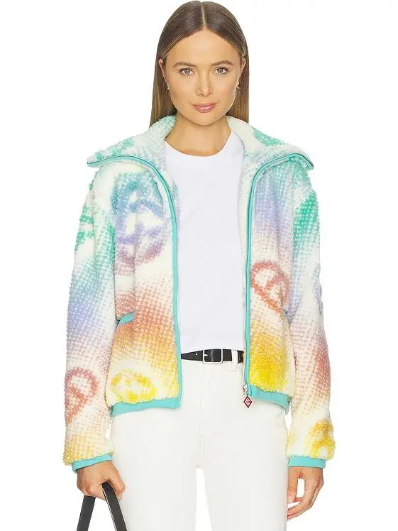 Casablanca Monogram Fleece Jacket - Multi