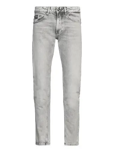 Versace Light Wash Cropped Jeans - Grey