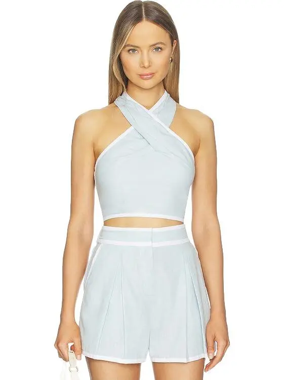 Steve Madden Winnie Top - Powder Blue
