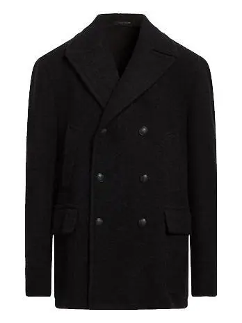 Tagliatore Per Al Duca D'aosta Double-breasted Bouclé Coat - Black