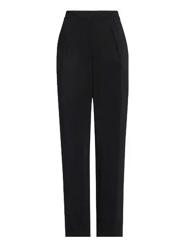 FORTE_FORTE Tapered Viscose Blend Pants - Black