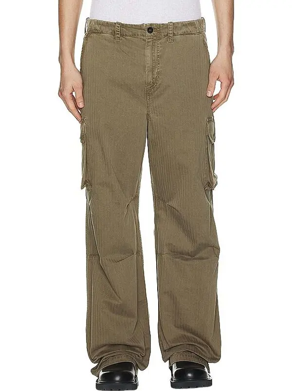 Our Legacy Mount Cargo Pant - Uniform Olive Herringbone