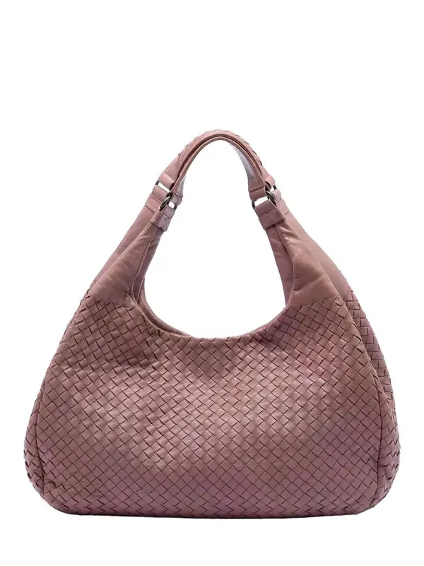 Bottega Veneta Large Nappa Intrecciato Campana Hobo Bag - Pink