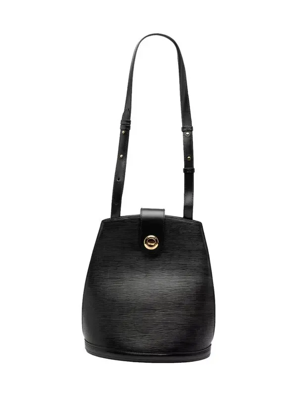 LOUIS VUITTON 1995 Epi Cluny Shoulder Bag - Black