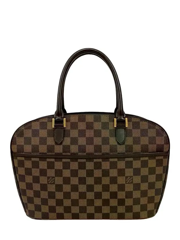 LOUIS VUITTON Damier Ebene Sarria Horizontal Handbag - Brown