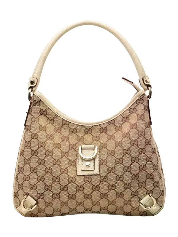 Gucci Gg Canvas Abbey D-ring Shoulder Bag - Brown
