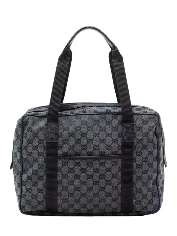 Gucci Gg Canvas Business Bag - Grey