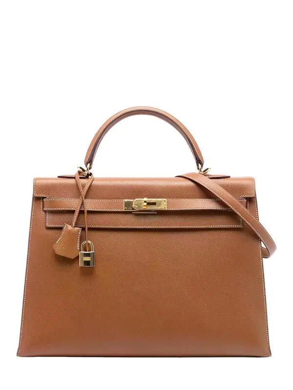 Hermès 2008 Epsom Kelly Ii Sellier 35 Satchel - Brown