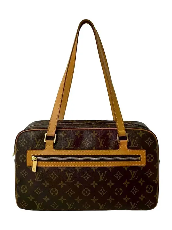 LOUIS VUITTON 2002 Monogram Cite Gm Shoulder Bag - Brown